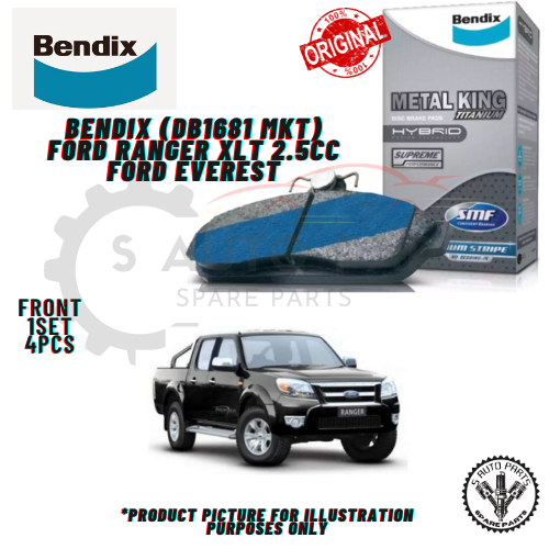 FORD RANGER XLT 2.5cc / FORD EVEREST FRONT BENDIX METAL KING TITANIUM ...