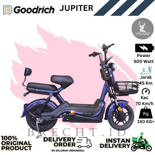 Sepeda listrik BF Goodrich Jupiter 500 Watt | Lazada Indonesia