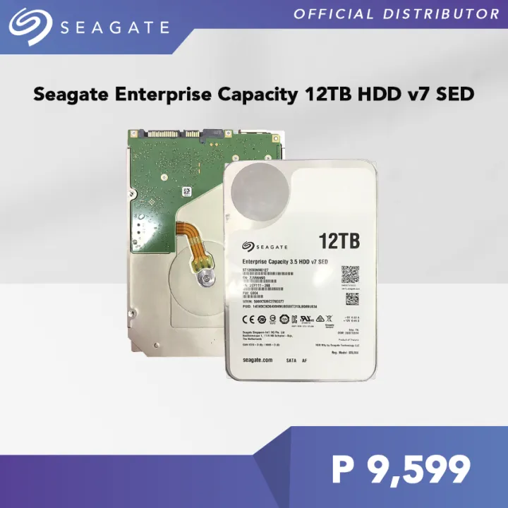 Seagate Enterprise Capacity ST12000NM0127 12tb HDD v7 SED | Lazada PH