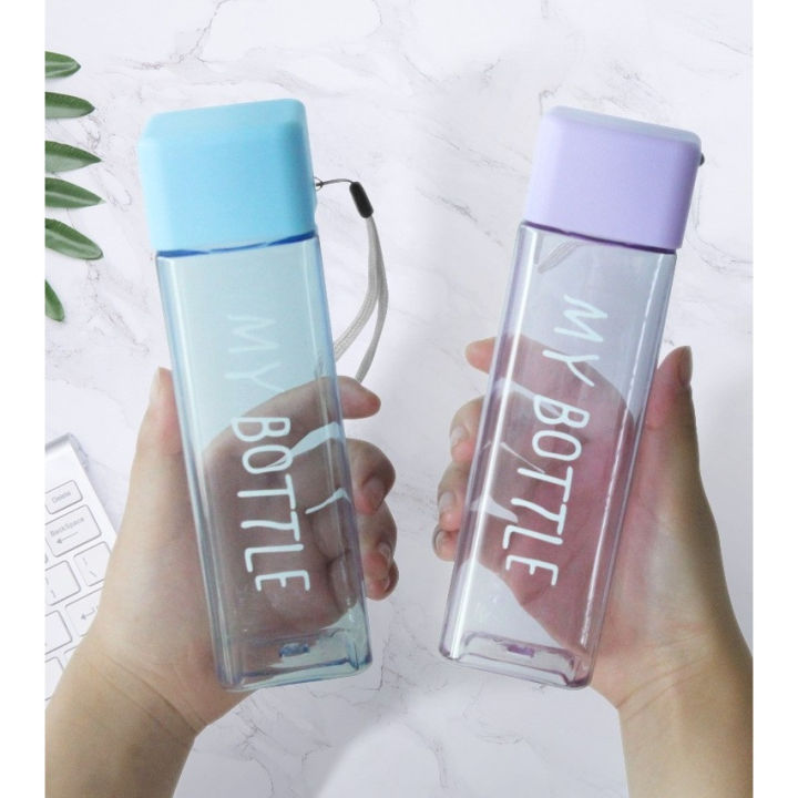 mybottle kotak botol persegi botol minum 500ml bpa free tutup kotak ...