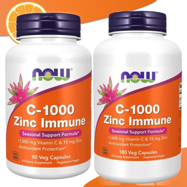 Now C-1000 Zinc Immune 90/180 Veg Capsules | Lazada PH
