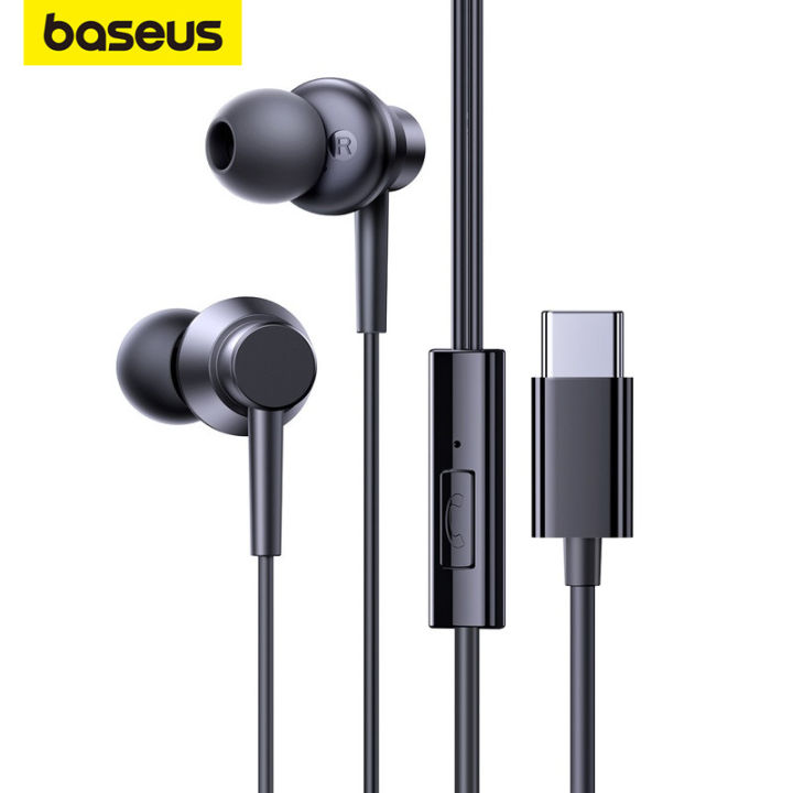 Baseus In-ear Earphone Universal Type-C Headset Headphone with ...