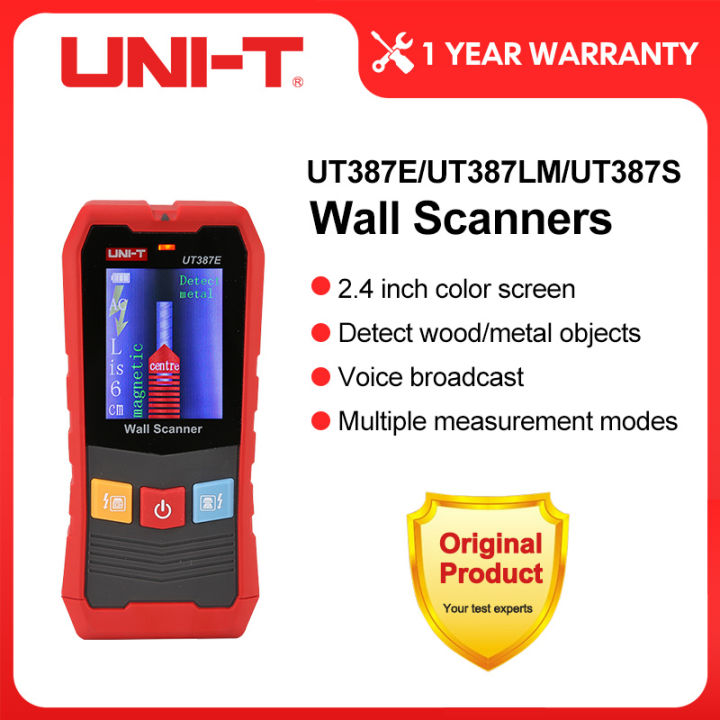 UNI-T 4 In 1 Wall Scanner UT387E UT387S UT387LM Metal Detector Wood ...