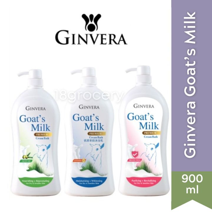 Ginvera Goat's Milk Body Wash, 900ml | Lazada Singapore