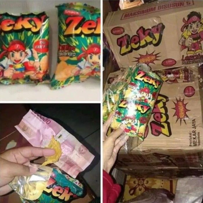 chiki zeky dan panser berhadiah uang 1`pack isi 10 | Lazada Indonesia