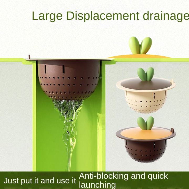 Yangs Deodorant Kitchen Sink Filter Anti Odor Silicone Floor Drain