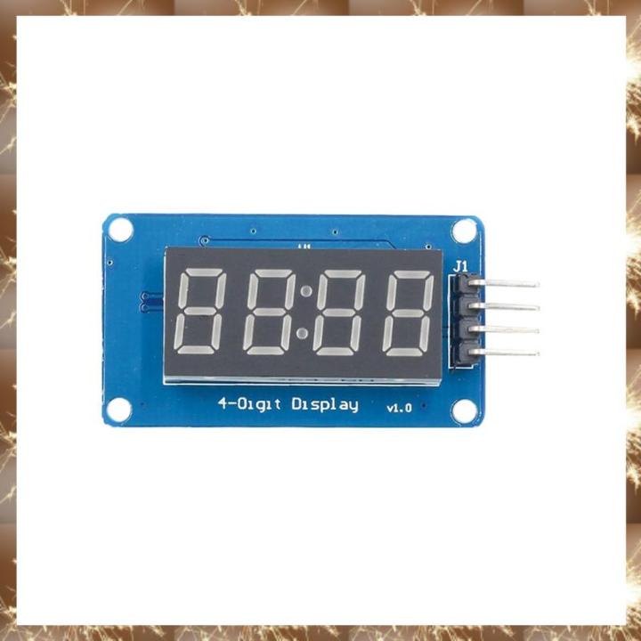 (TIPM) TM1637 LED Module 4-Bits LED Display Module 4 Serial Driver ...