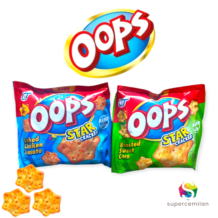 OOPS STAR Crispy Crackers 10 Gram SATUAN | Lazada Indonesia