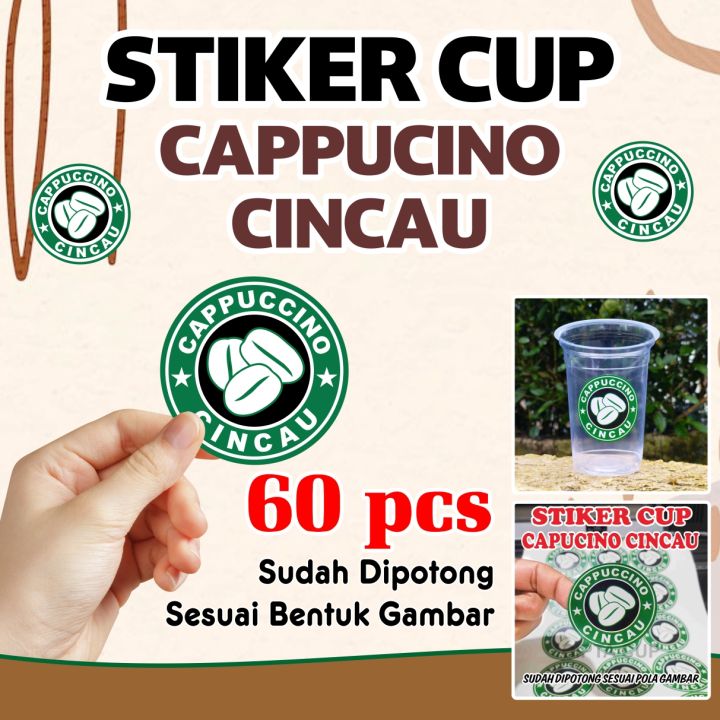 stiker label nama cappucino cincau CAPCIN | Lazada Indonesia
