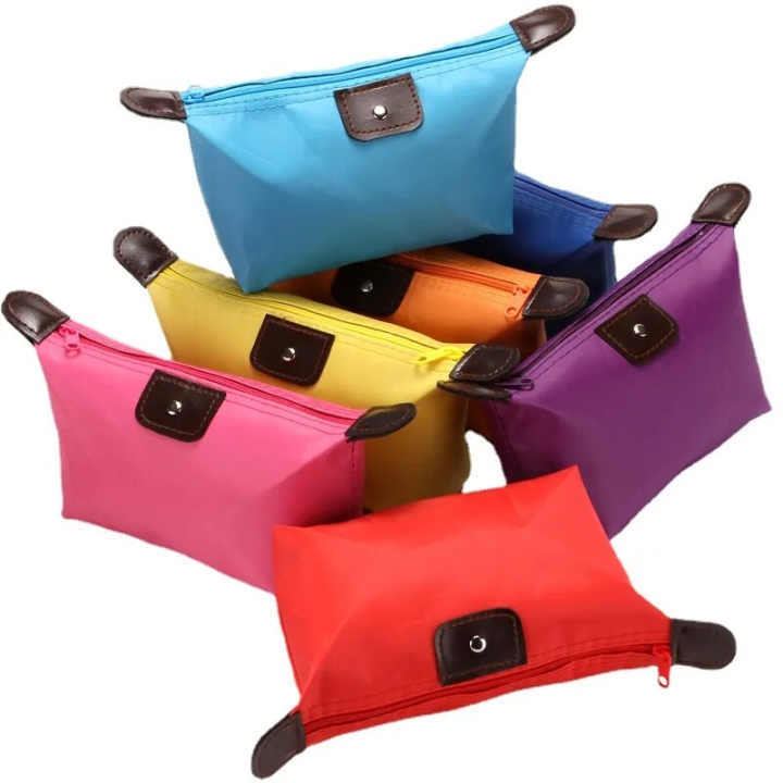 Candy Colored Dumpling Bag Makeup Cosmetic Pouch Mini Travel Bag ...