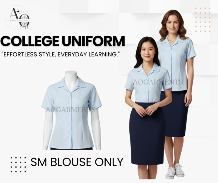 AOFACTORY 2026- School Uniform SM Blouse Uniform/College Uniform ...