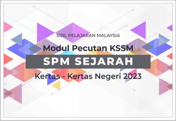[2023] KSSM SPM SEJARAH Trial Papers Module | Lazada