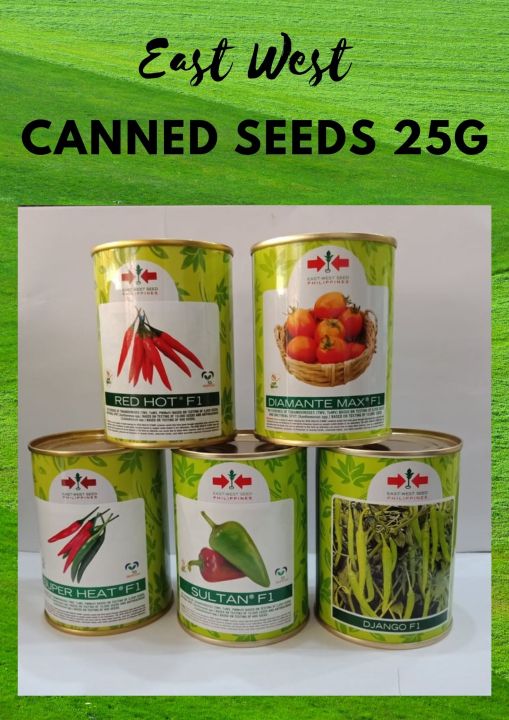 East West EASTWEST Canned Seeds DIAMANTE MAX F1, SWEET HARMONY F1, RED ...
