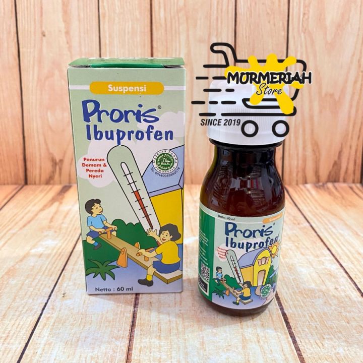 PRORIS Sirup 60 ml Ibuprofen 100 mg-Obat Demam,Pusing & Sakit Kepala ...