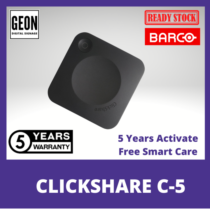BARCO Clickshare C-5 Hybrids Collaboration flow in small, medium ...