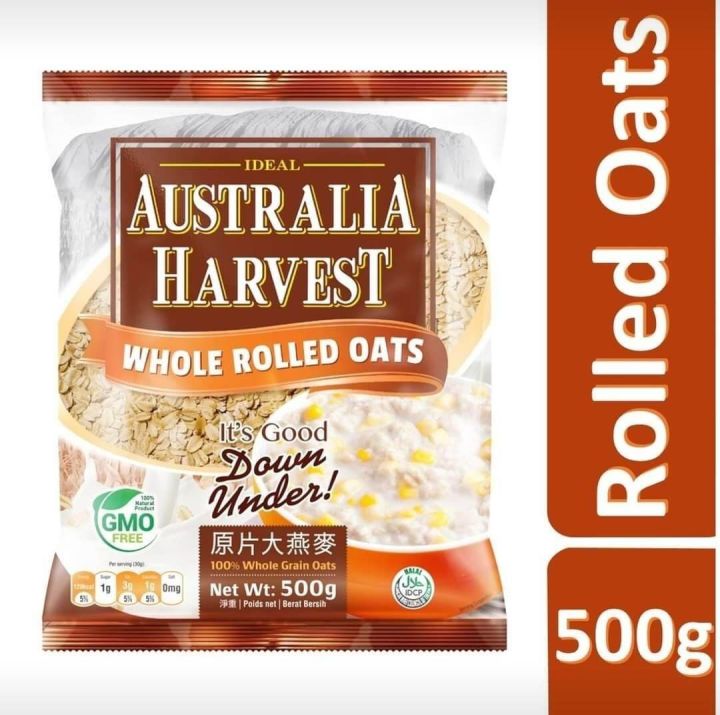 AUSTRALIAN HARVEST WHOLE ROLLED OATS 500gms | Lazada PH