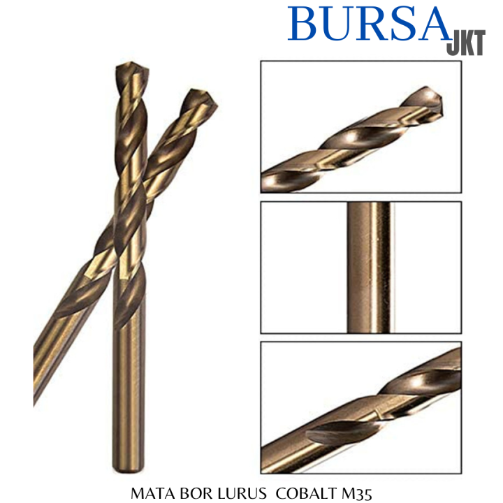 MATA BOR COBALT HSS CO LURUS DRILL BIT 5 - 12 MM | Lazada Indonesia