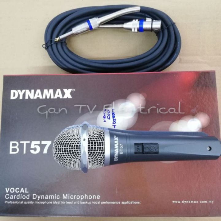 Original Dynamax BT57 BT-57 Vocal Cardiod Dynamic Karaoke Wired ...