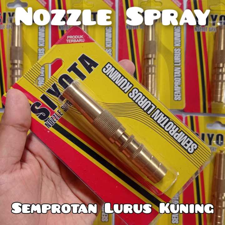 RALALI - Semprotan Air Lurus Kuningan / Nozzle Spray Kuning / Semprotan ...