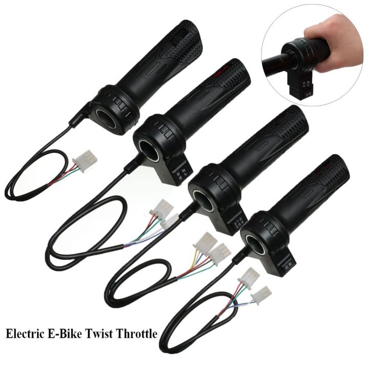 【COD&Ready Stock】Electric E-Bike Twist Throttle 12V 24V 36V 48V Speed ...