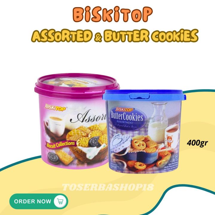 BISKITOP Biskuit Ember / Biskitop Assorted Biscuits / Biskitop Butter ...