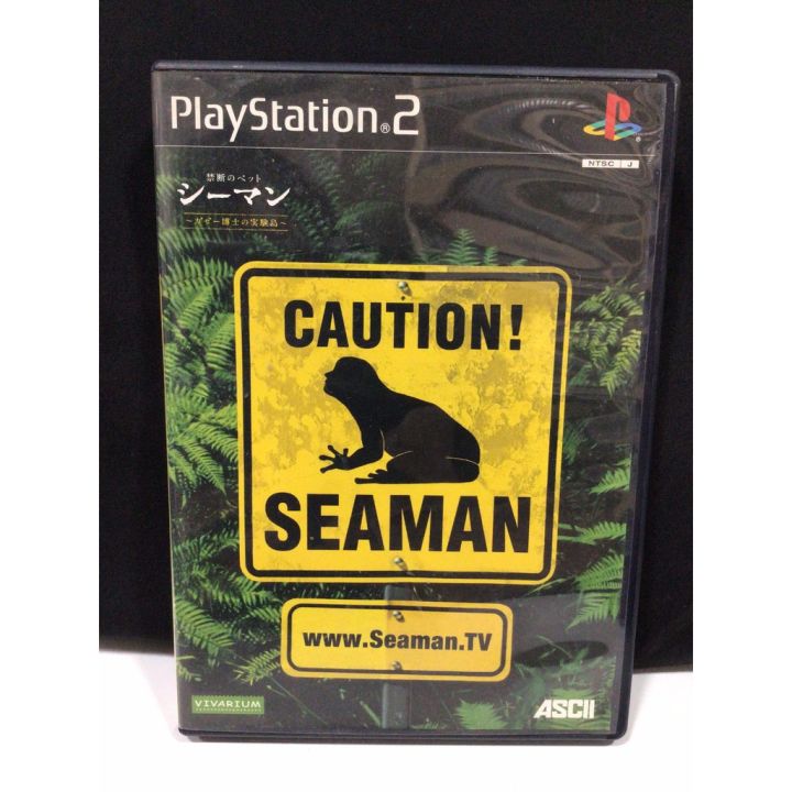 แผ่นแท้ [PS2] Caution! Seaman ~Kindan no Pet~ Gaze Hakushi no Jikken ...