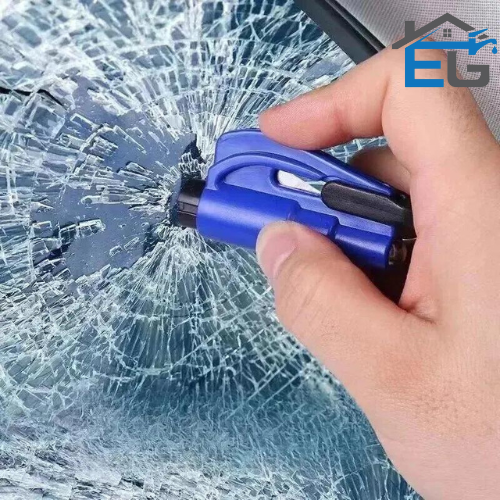 Glass Window Breaker Mini Emergency Escape Hammer Window Breaker Key ...
