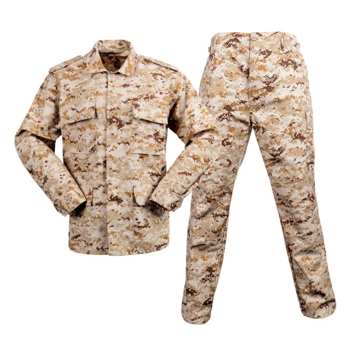 Desert BDU Tactical Camouflage Military Uniform Clothes Suit Men US Army Clothes Military Combat ...