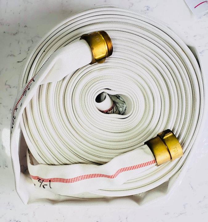 Fire Hose 1 1/2 x 100ft BRASS Coupling 100 ft 30 meters 40 mm 1.5 inch ...