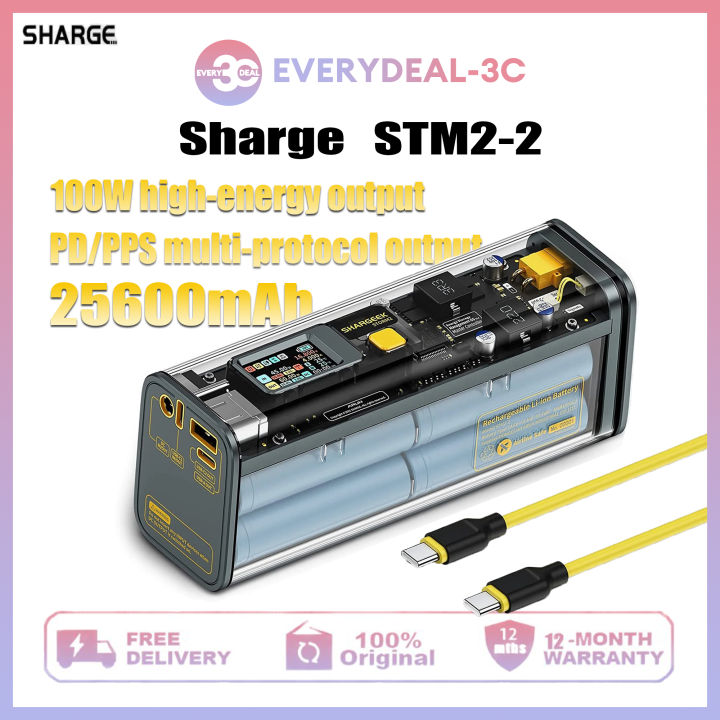 Sharge/Shargeek Storm 2 100W 25600mAh Laptop Power Bank First See ...