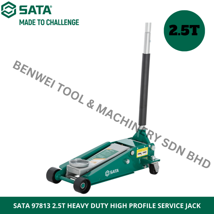SATA 97813 2.5TONNE HIGH PROFILE HEAVY DUTY SERVICE JACK / HANDJACK ...