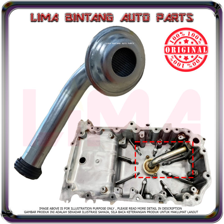 Proton Saga Blm , Flx , Fl , Sv , Gen2 , Persona Old , Satria Neo Oil Sump Strainer , Oil Pump ...