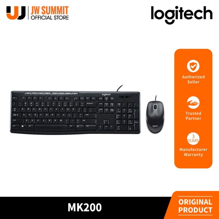 Logitech MK200 Media Keyboard & Mouse Combo | Lazada PH