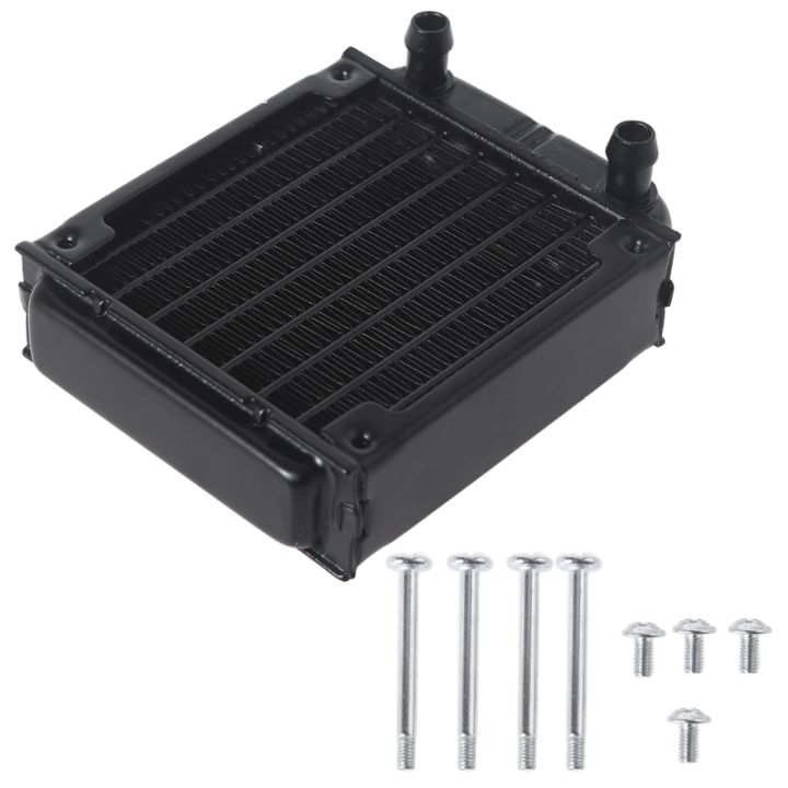 Water Cooling Computer Radiator 10 Pipe Aluminum Heat Exchanger Liquid ...