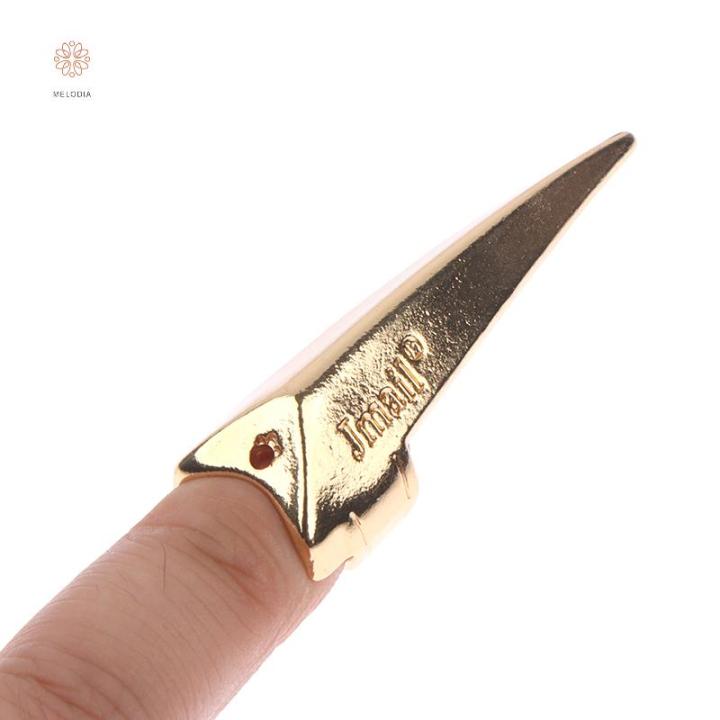 MELODIA Metal Parting Finger Tip Ring Hair Sectioning Comb Hair ...