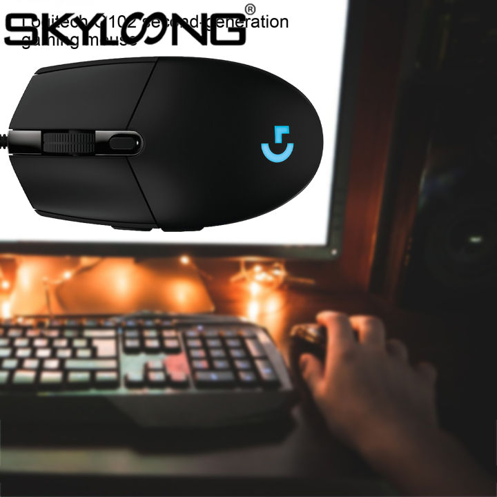 Skyloong for Logitech G102 6 Buttons 6000DPI Mouse Optical USB Wired ...