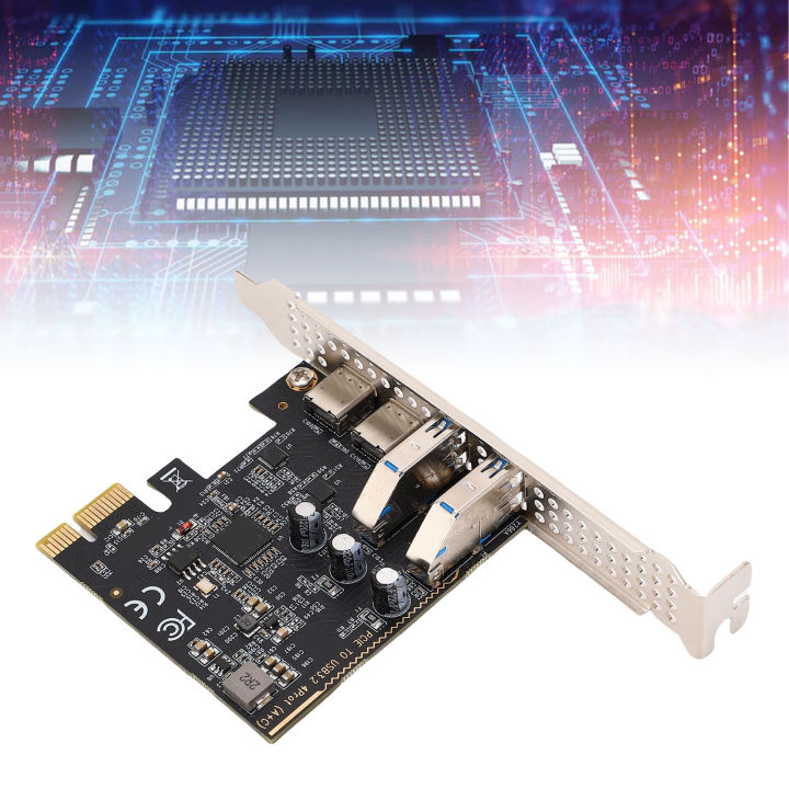 Yunseity PCIE to USB 3.0 Expansion Card 5Gbps PCB PCIE to Type C ...