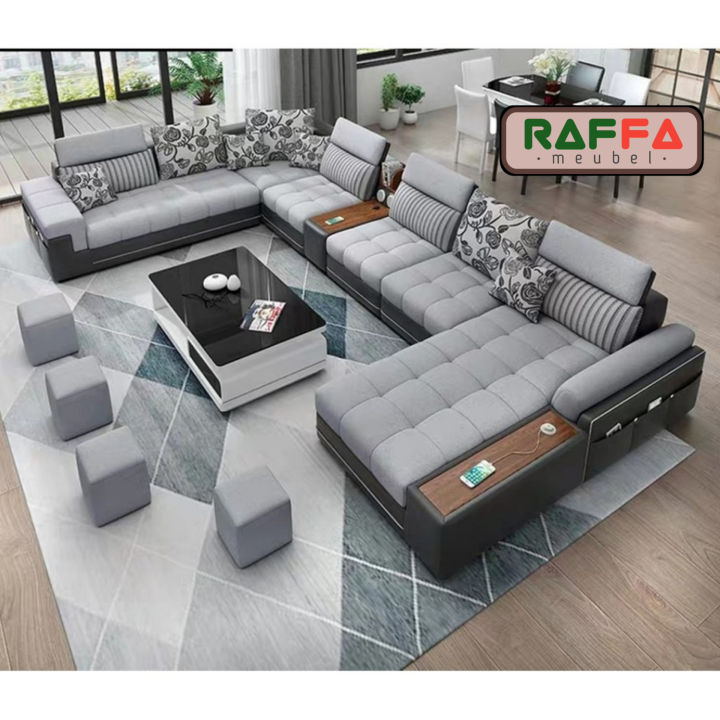 Kursi Tamu Minimalis / Sofa Minimalis / Leter U Modern Terbaru Mewah ...
