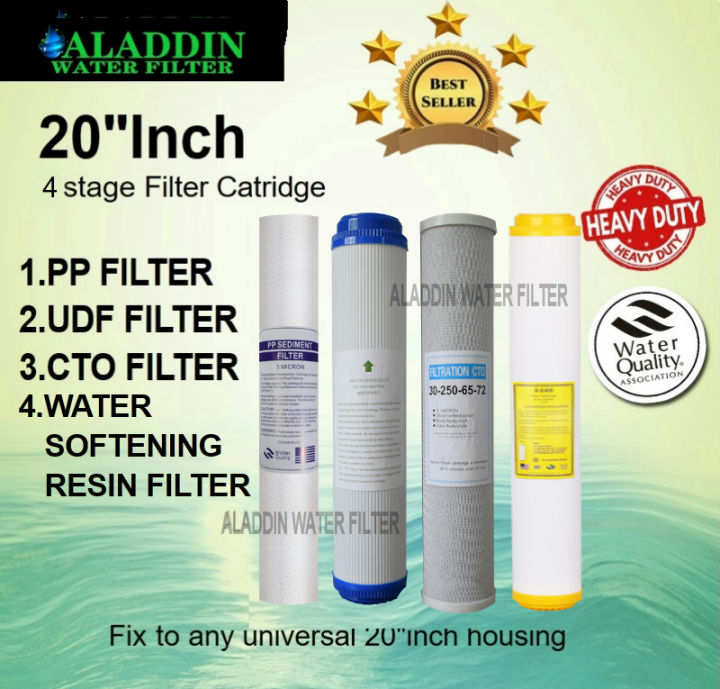 20" inch Water Filter Replacement Catridge/ PP, UDF, CTO ,WATER ...