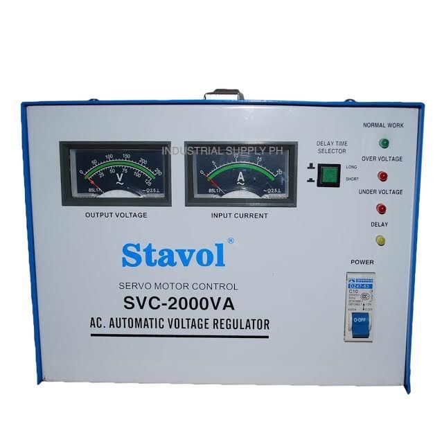 STAVOL AVR ST-2000VA 2000 WATTS SERVO MOTOR WITH TIME DELAY | Lazada PH