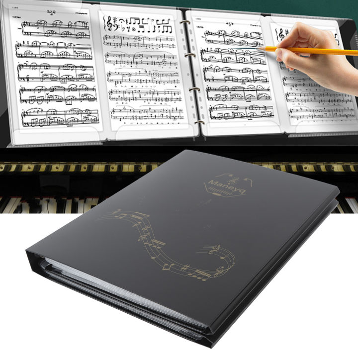 Sheet Music Folder Detachable Loose Leaf Piano Score Folder A4 Size for ...