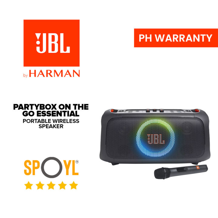 Jbl Partybox On the go Essential / OTG Essential Bluetooth Speaker With FREE Wireless High End ...