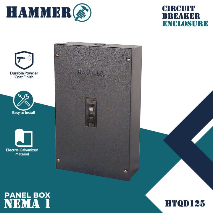 NEMA1 PANEL BOX Electrical Enclosure for TQD Circuit Breaker 2/3-Pole ...