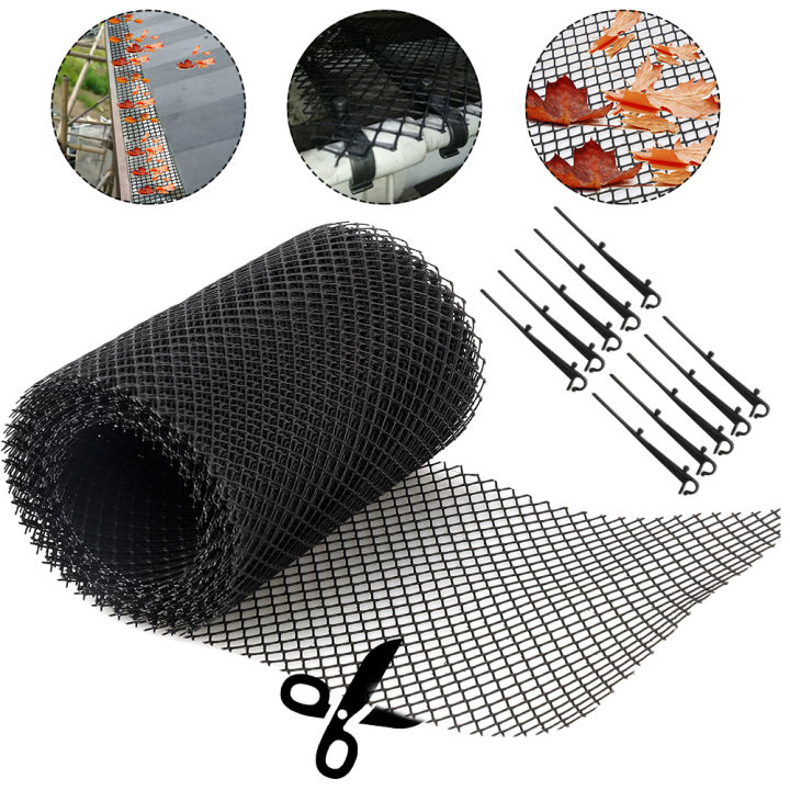 EG Free Ship CODs 6"/7" Gutter Guard Mesh Gutter Guard with 10 Stakes ...
