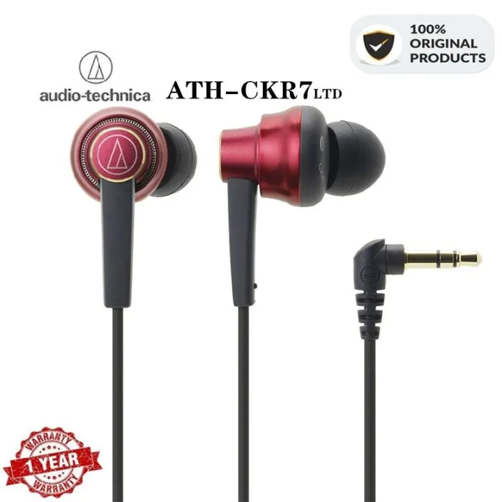 Audio Technica Iron Triangle ATH-CKR7 In-ear Headset Moving Coil Wired ...
