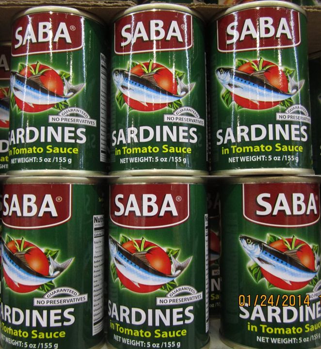 SABA SARDINES IN TOMATO SAUCE 155 GRAMS BUNDLE OF 6 | Lazada PH