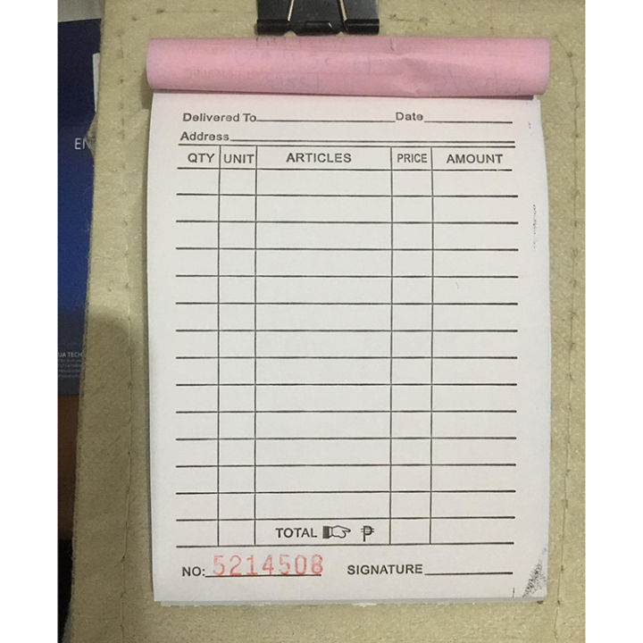 COD Duplicate Carbonized Paper Receipt (1 Pad) | Lazada PH