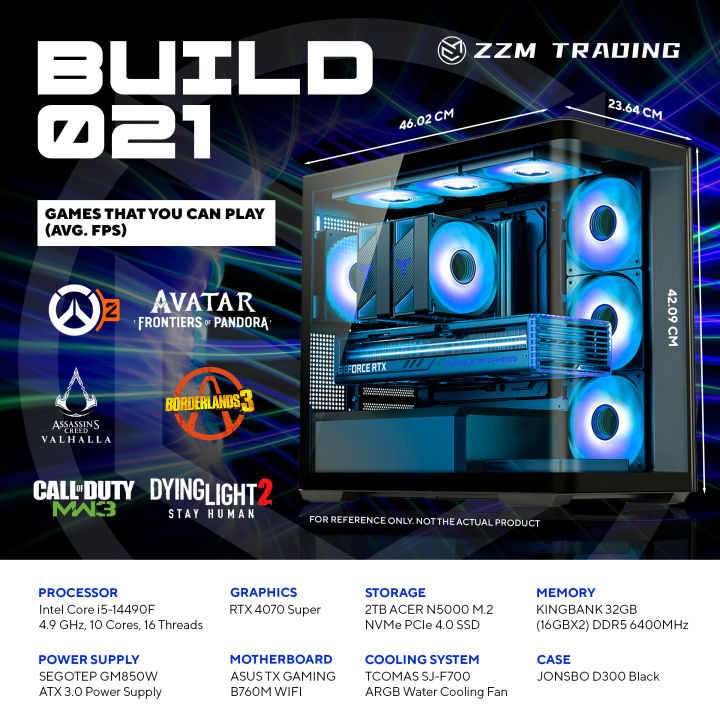 BRAND NEW Desktop Gaming Build System Unit (CPU) (HIGH-END UNITS) ZZM ...