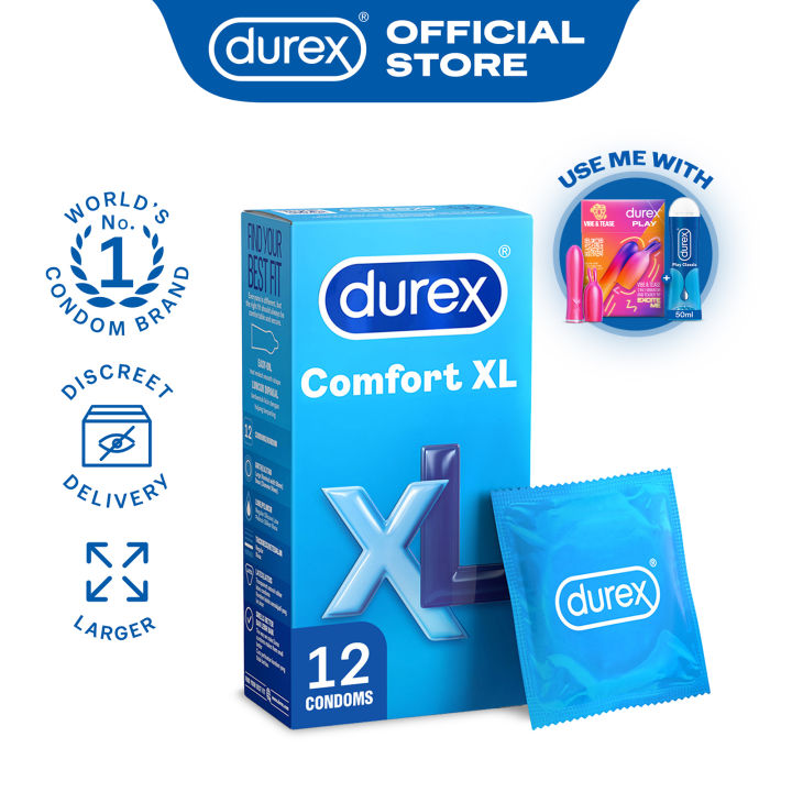 Durex Comfort Condoms Extra Large For Greater Comfort 12s Lazada