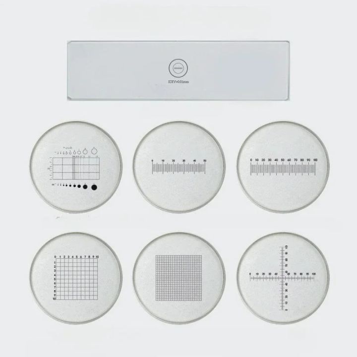 Microscope Eyepiece Calibration Slide Reticle Cross Line Ocular ...